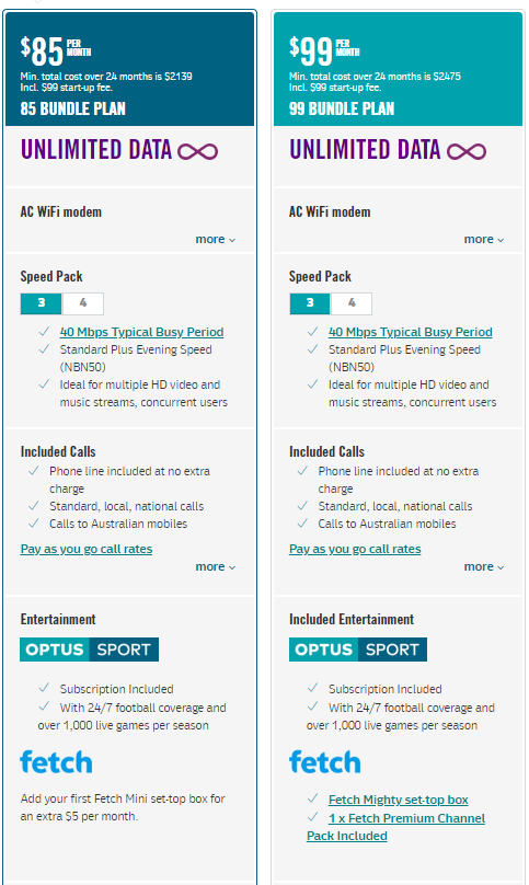 OPTUS UNVEILS NEW NBN PLANS
